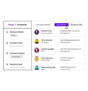 Sales Intelligence Platform Enterprise for Team Leads - Lusha